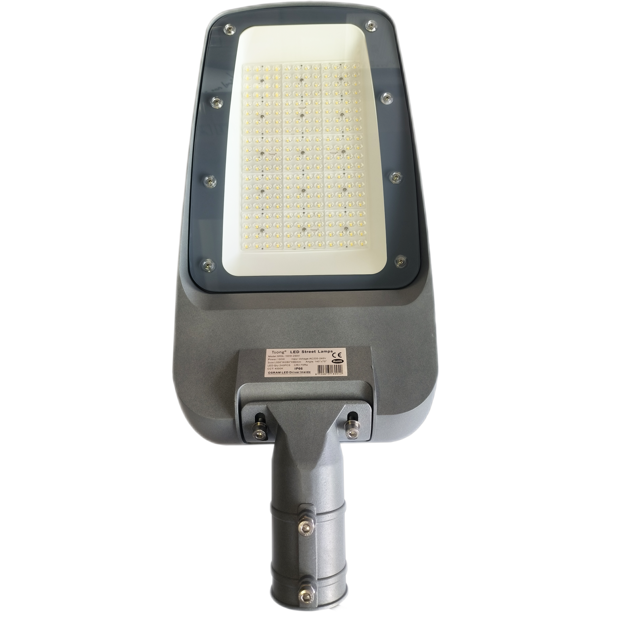 200w Tsong™ LED Street light – 170lm/w – IP66 – OSRAM Driver – Tsong ...